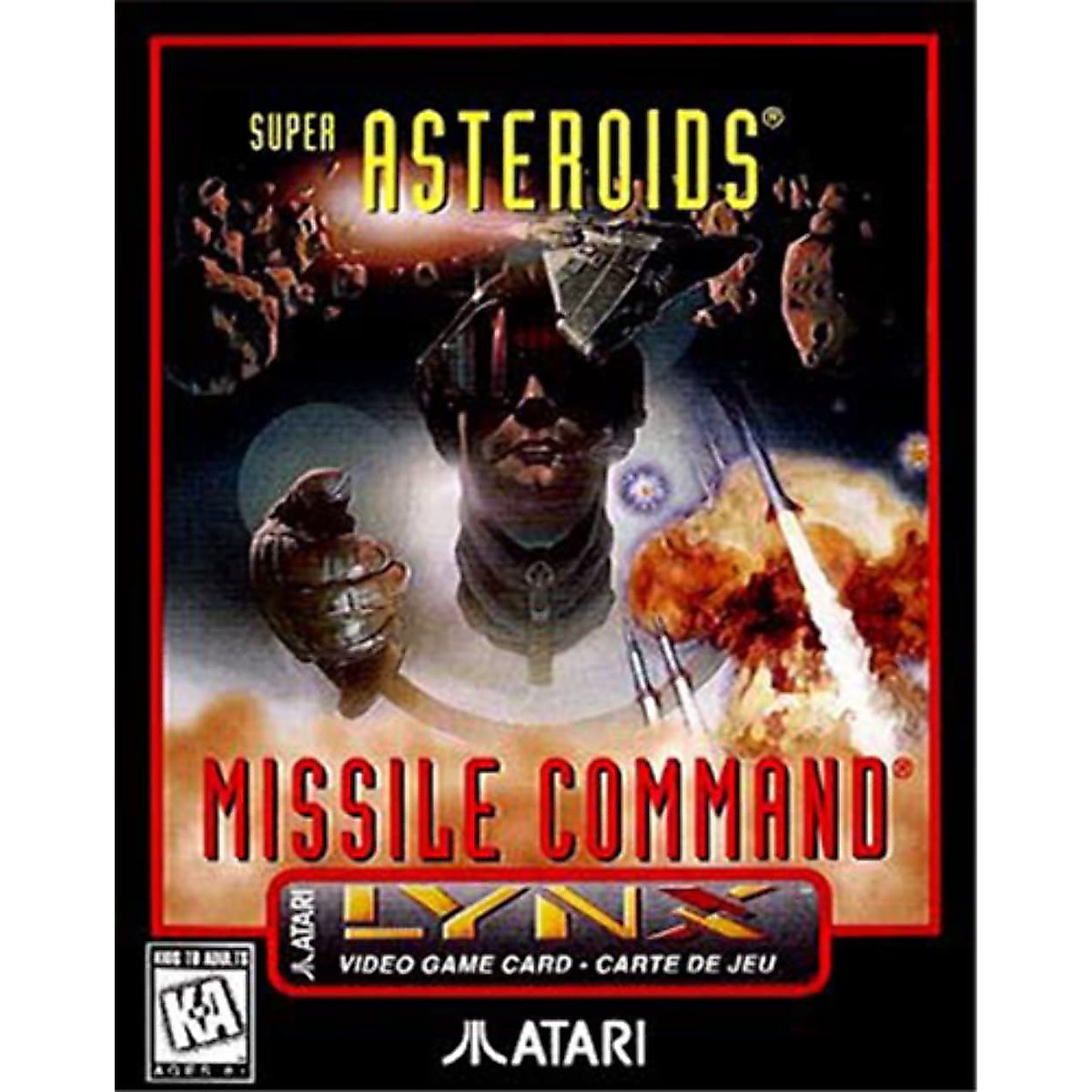 Super Asteroids and Missle Command (Atari Lynx)