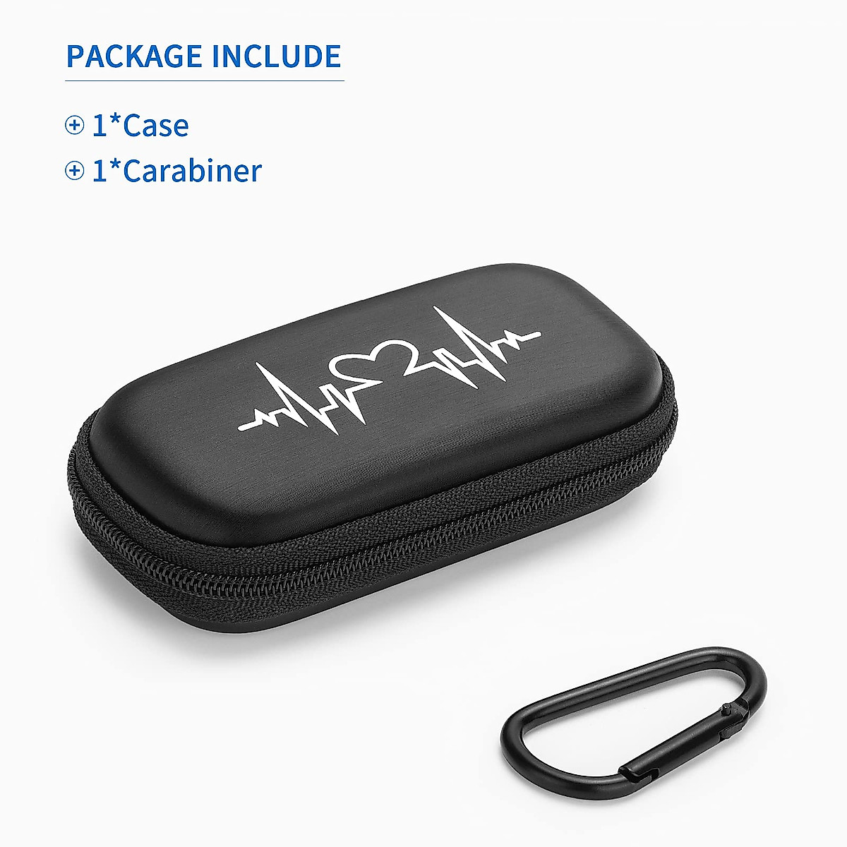 Hard Case for AliveCor kardia Mobile Heart Monitor EKG Devices, Travel Case Protective Cover Storage Bag (6L/Classic EKG)