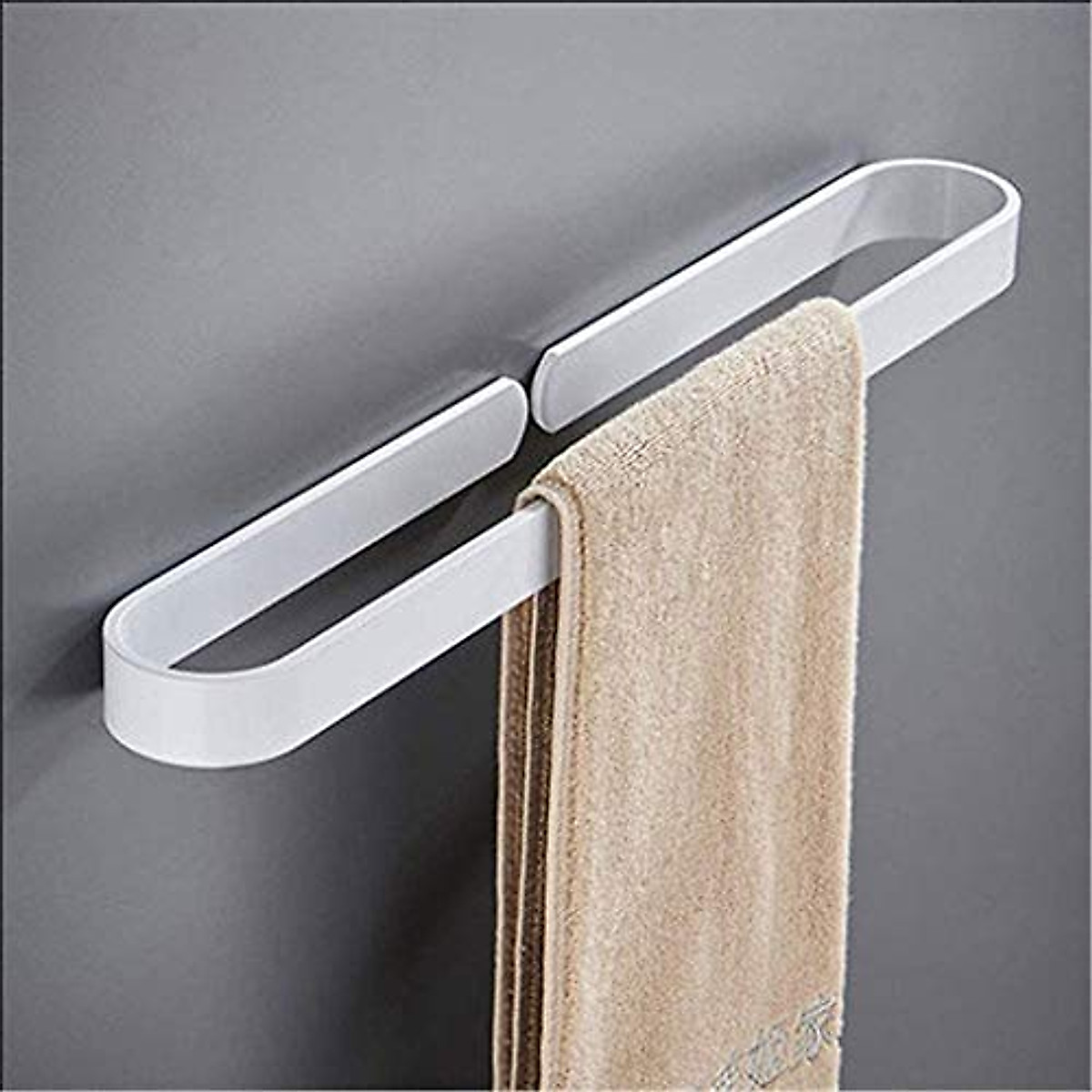 LIRUXUN Bathroom Towel Bar, Hand Towel Holder Cloths Hanger,Towel Bar Self Adhesive Bathroom Storage Rack Bath Wall Shelf Rack Bathroom Organizers