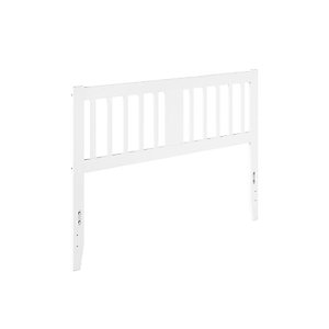AFI Tahoe Queen Headboard with USB Turbo Charger in White