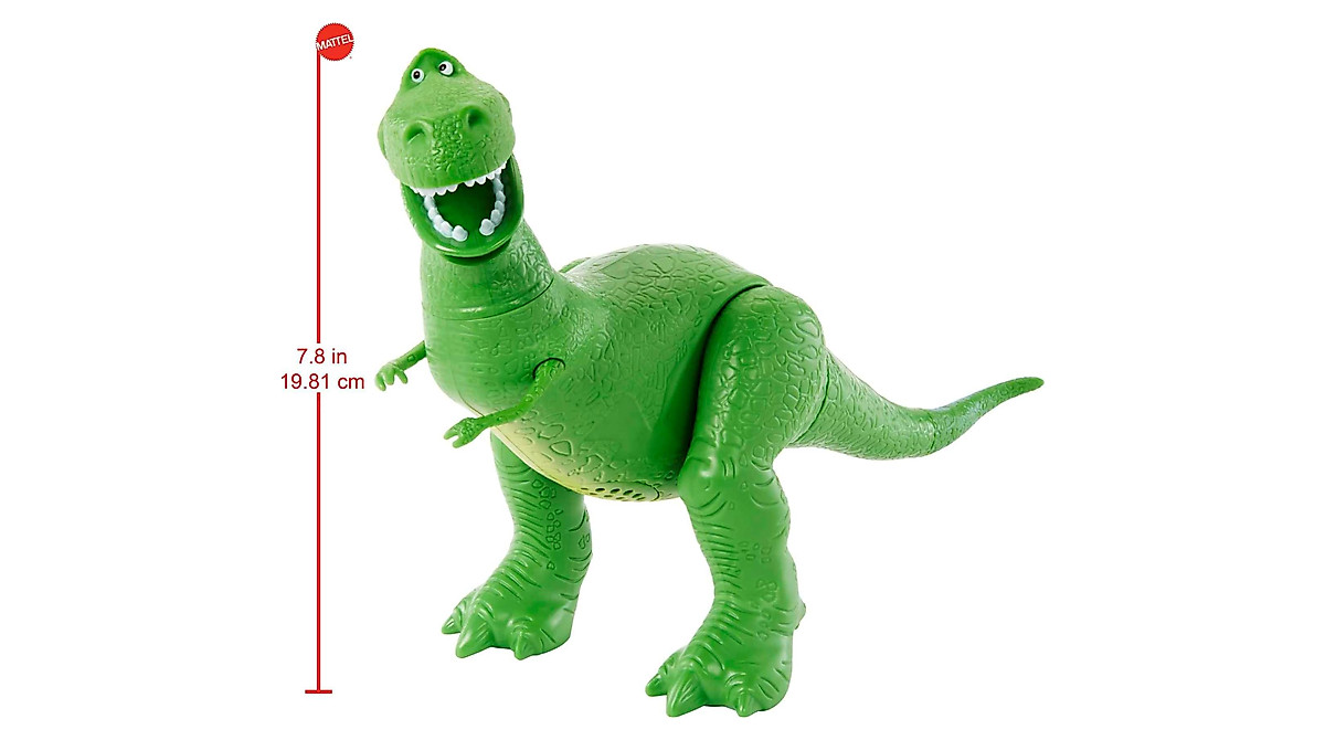 Toy Story 4 Rex Talking Figure - 19.81cm Posable Toy for Kids 3+