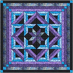 Twilight Lap Pre-Cut Quilt Kit/ 50" X 50" Finished Size