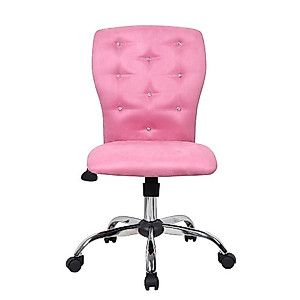Boss Office Products Tiffany Modern Office Chair in Pink