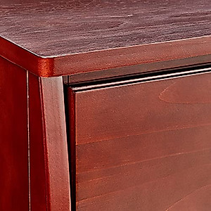 Delta Children Bentley Six Drawer Dresser, Black Cherry Espresso