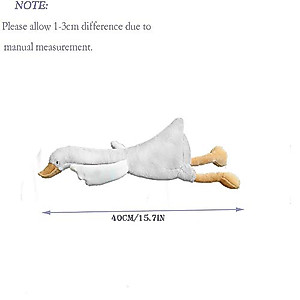 CHELEI2019 15.7" Swan Stuffed Animal,Goose Plush White Stuffed Animal Toy Gifts for Kids