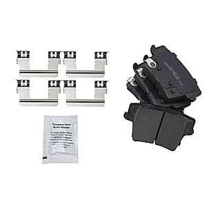 TRQ Front and Rear Brake Pad & Rotor Kit Brake Pads Brake Rotor Ceramic Premium G-Coated Compatible with 2005-2019 Chrysler 300 2009-2019 Dodge Challenger 2006-2018 Charger 2005-2008 Magnum