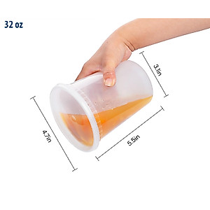 EDI [8 OZ (20 Sets), 16 OZ (20 Sets) and 32 OZ (10 Sets) Plastic Deli Food Storage Containers with Airtight Lids, Bundle