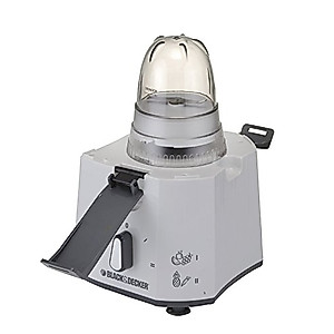 Black & Decker JBGM600-220V Four-in-One Juicer, Blender & Grinder Only 220/240 Volt (Will not Work in USA or Canada), Medium, White