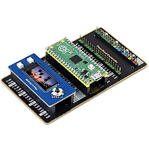 0.96inch LCD Display Module for Raspberry Pi Pico, 160×80 Resolution IPS Screen 65K RGB Display Color SPI Interface ST7735S Driver, with 1x Joystick and 2X User Buttons for Easy Interacting