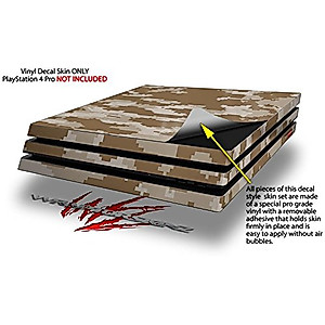 WraptorSkinz PS4 Pro Skin WraptorCamo Digital Camo Desert - Decal Style Skin Wrap fits Sony PlayStation 4 Pro Console