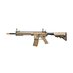 Lancer Tactical Gen 2 Airsoft M4 Carbine 10" Electric Full/Semi-Auto Airsoft AEG Rifle-1000 Rounds 0.20g BBS, 9.6v Nimh Battery & Charger Included (Tan Polymer w/ 300 Rounds Mag)