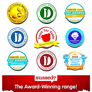 SUSSED The Wacky ‘What Would You Do?’ Social Card Game - Kids Stocking Stuffer & Family Travel Game - Fun & Easy to Play - All Ages 6 and Up - Hello Yellow Deck