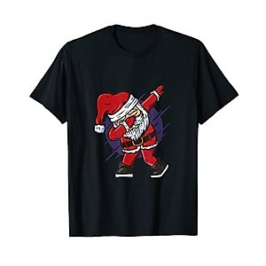 Funny Christmas Stocking Stuffer Santa Dabbing Xmas T-Shirt