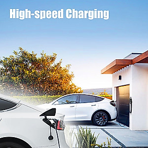 TopAutoGear Electric Vehicle Charger 50 Amp,Level 2 Portable EV Charging Station with 25 FT Cord Super Fast Car Charging Station, NEMA14-50, Compatible Indoor/Outdoor EVSE SAE J1772