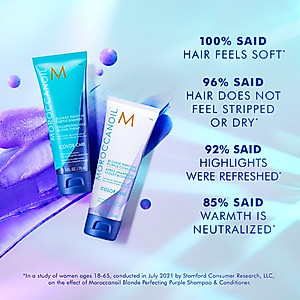 Moroccanoil Blonde Perfecting Purple Shampoo, 2.4 oz