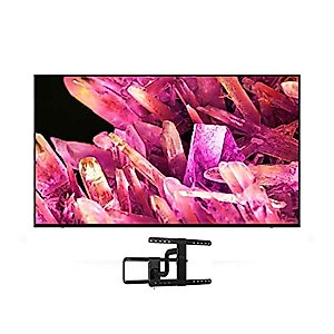Sony XR65X90K 65" 4K Smart BRAVIA XR HDR Full Array LED TV with a Sanus VLF525-B1 Full-Motion Premium Series Mount for 50"-82" Flat Screen TV's (2022)