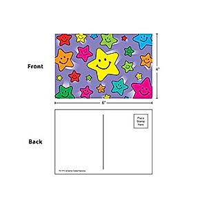 Teacher Created Resources Happy Stars Postcards (1972)