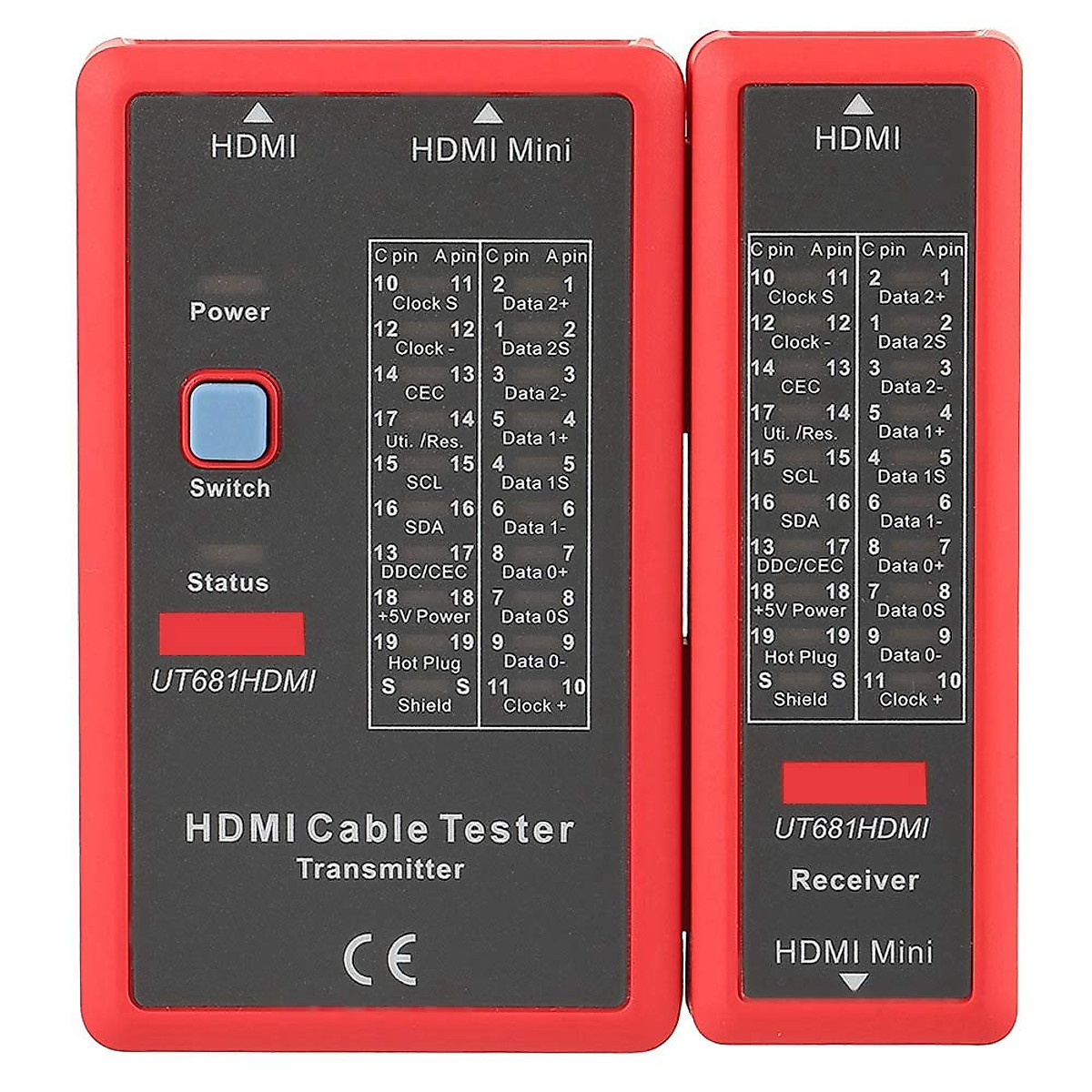 HDMI/Mini-HDMI Cable Tester,HDMI Data Cable Tester,Supports Fast scan Mode and Full Display Mode