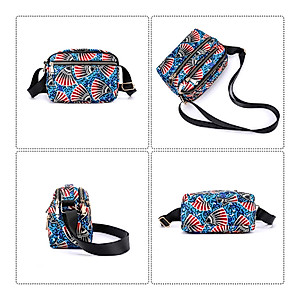 NOTAG Small Crossbody Bags Nylon Travel Shoulder Handbags Women Messenger Purses Pocketbooks (Yellow)