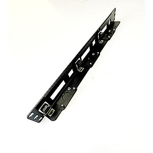 MyElectronics 19 inch rack mount 1U for 1-3 pcs RASPBERRY Pi/low NUC with black brackets