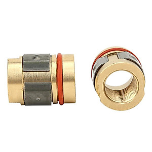 2pcs MIG Welding Gun, 169729 Nozzle Adapter, MIG Welding Gun Nozzle Adapter MIG Gun Nozzle Adapter Brass Nozzle Adapter for Miller M-25/M-40 Hobart MIG Gun