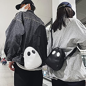 Kawaii Ghost Crossbody Bag for Women Men, Funny Purse, Cute Candy Bag, Novelty Crossbody Bags Shoulder Bag, Devil Phone Bag