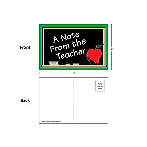 Teacher Created Resources A Note By Teacher Postcards (1202)