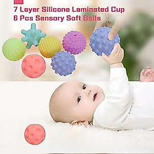 AZEN Baby Toys 0-3 Years, Toddler Toys Age 1-2, (6-in-1) Baby Toys for Babies 1 2 3 Year Old, Infant Toddler Newborn Toys, Learning Educational Preschool Toys