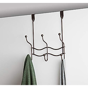 Inspired Living by Mesa Inspired Living Hanger 6 Hooks Organizer in Oil Rubbed Bronze Elegant Home Collection OVER THE OVER THE DOOR,