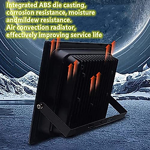 YEmirth Solar Outdoor Lights,IP65 Waterproof 100 LED Solar Flood Lights Outdoor Wall Lights 40W Dusk to Dawn Outdoor Lighting for Balcony, Patio, Garage, Porch, Garden