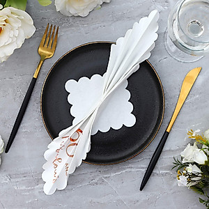 60 and Fabulous Cocktail Napkins Rose Gold - 60th Birthday Decorations for Women, Folded 5x5 Inches Disposable Party Napkins 3-Ply Paper Beverage Napkins, 60th Birthday Napkins, Wedding Anniversary