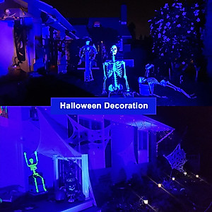 U4GLORY LED Par38 Blue Light Bulb - 15W(100Watt Equivalent) Blue LED Light Bulbs, E26 Base Flood Light Bulbs Perfect for Party Decoration, Porch, Home Lighting, Halloween, Christmas, Outdoor, 2 Pack