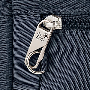 Travelon Women's Classic Anti-Theft Small East/West Crossbody Bag, Midnight, 10.5 x 8 x 2.5