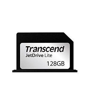 Transcend 128GB JetDrive Lite 330 Storage Expansion Card for 13-Inch MacBook Pro with Retina Display (TS128GJDL330),Black, Silver