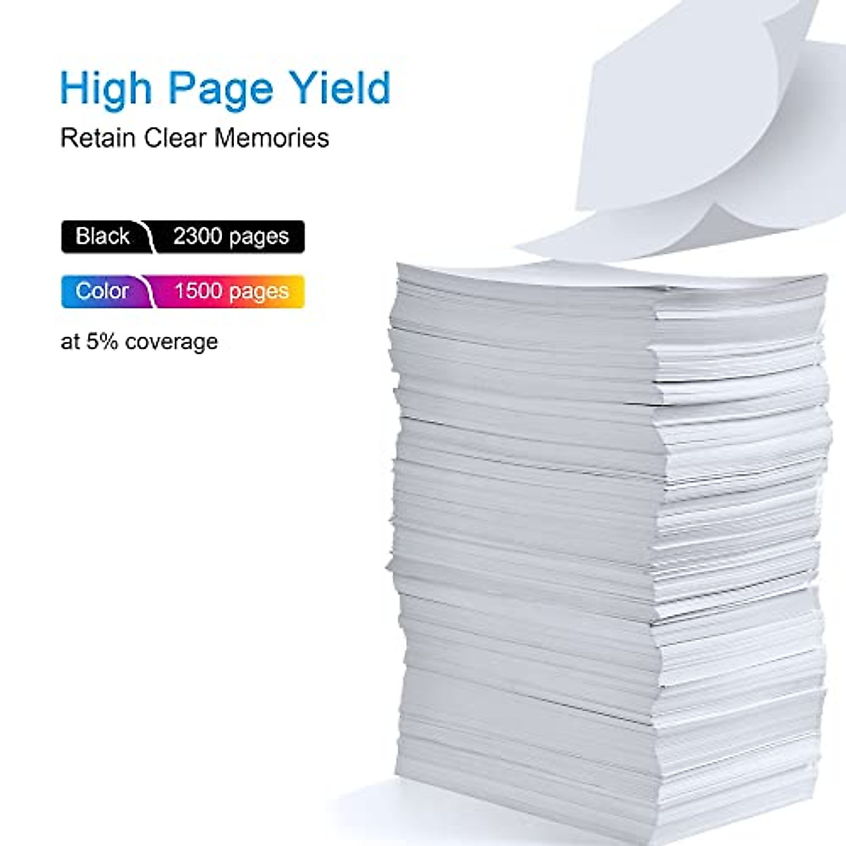 950XL and 951XL Ink Cartridges Combo Pack Compatible for HP 951XL Ink Cartridges Combo Pack use for HP Officejet Pro 8600 8610 8615 8620 8625 276dw 251dw, High Yield (4 Pack)