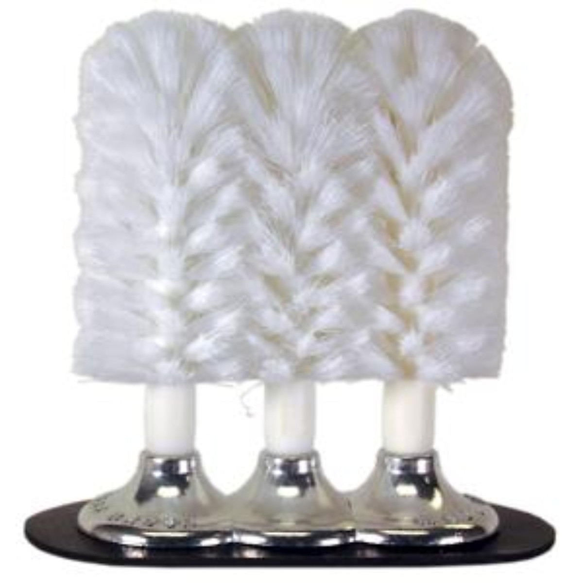 Spill-Stop 543-00 Glass Washer, Triple Glass Brush, Rubber Suction, Solid cast Base, Made in USA, 9" x 4-1/2" x 8-1/2"H