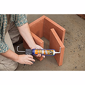 Gorilla Heavy Duty Construction Adhesive, 9 Ounce Cartridge, White, (Pack of 1)