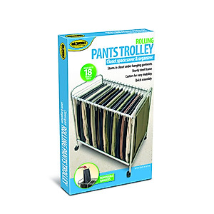 IdeaWorks Rolling Pants Trolley, Steel