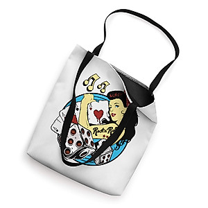 Rockabilly 1950s Sock Hop Pinup Doo Wop Rock and Roll 60s Tote Bag