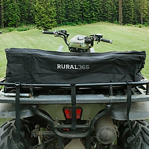 Ruralty ATV Storage Bag - 15.5 x 32.5in Cargo 4 Wheeler Storage Bag Accessories ATV Back Seat Rack Camping Storage