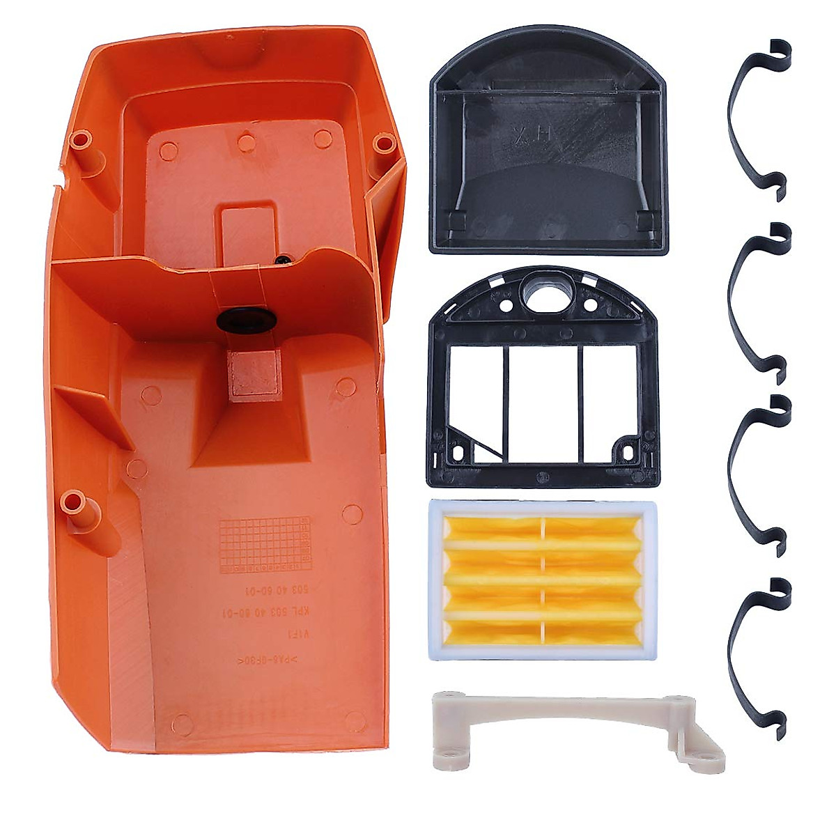 Mtanlo Top Cylinder Cover Air Filter Clip For HUSQVARNA 268 272 XP Chainsaw Top Cylinder Engine Cover, Air Filter, Air Filter Cover, Air Filter Holder, Air Filter Bracket, Clips