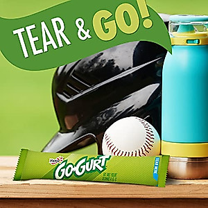 Go-GURT Berry Kids Fat Free Yogurt, Gluten Free, 2 oz. Yogurt Tubes (8 Count)