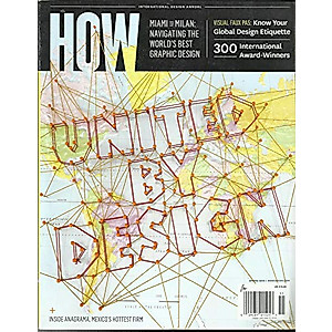 HOW INTERNATIONAL DESIGN ANNUAL MAGAZINE, UNITED BY DESIGN SPRING, 2015