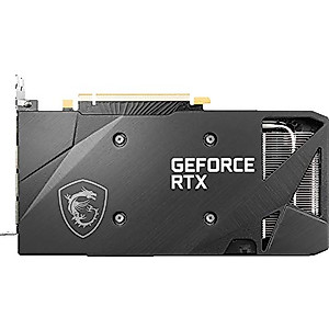 Gigabyte MSI Gaming GeForce RTX 3060 Ti LHR 8GB GDRR6, 256-Bit, HDMI/DP, Nvlink, Torx Fan 3, Ampere Architecture OC Graphics Card (RTX 3060 Ti Ventus 2X 8G OCV1 LHR)