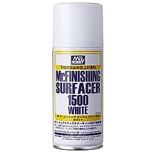 B529 Mr. Finishing Surfacer White 1500 Aerosol, GSI