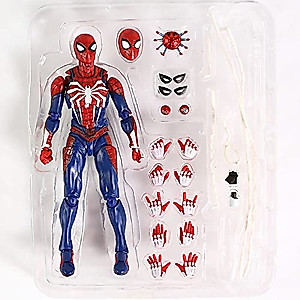 Figuarts for Spider Man Spider-Man Upgrade Suit PS4 Game Edition 6"/15 cm Joints Moveable Action Figure Collectable Model Ornaments Toy Box Set