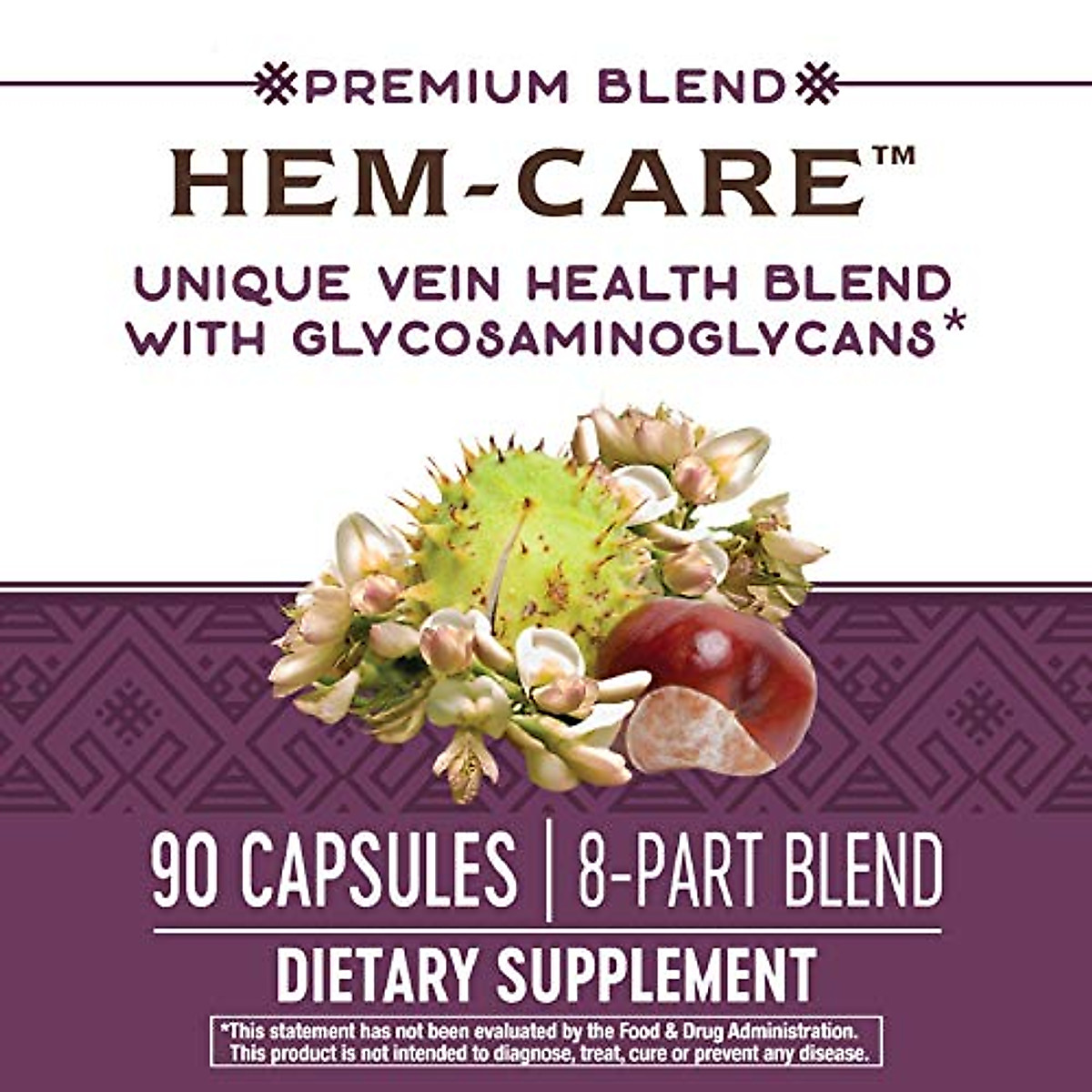 Nature's Way Hem-Care Unique Vein Tone Blend, 90 Count