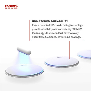 Evans Drum Heads - UV2 Coated Tom Drumhead, 14 Inch
