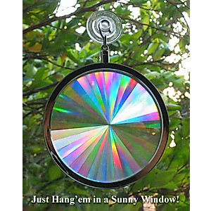 Suncatcher - Rainbow Prism Axicon Window Sun Catcher - These Suncatchers are Great for Feng Shui