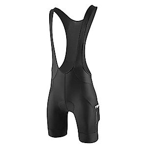 BALEAF Men's Cycling Bib Shorts 4D Padded, Road Bike Cycling Bibs Biking Bicycle Shorts Gel Pockets UPF50+ Black XL